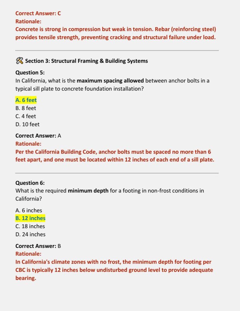 CSLB A License General Contractor Exam Study Guide 2025 – Expert Verified - Etsy