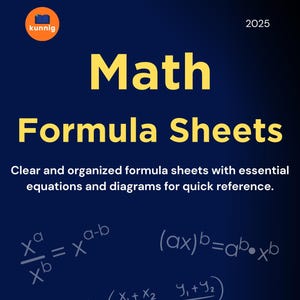 linear algebra formula sheet