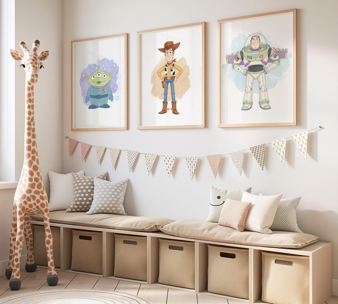 Toy Story Printable Wall Art Set of 10 - Digital Download, Nursery ...