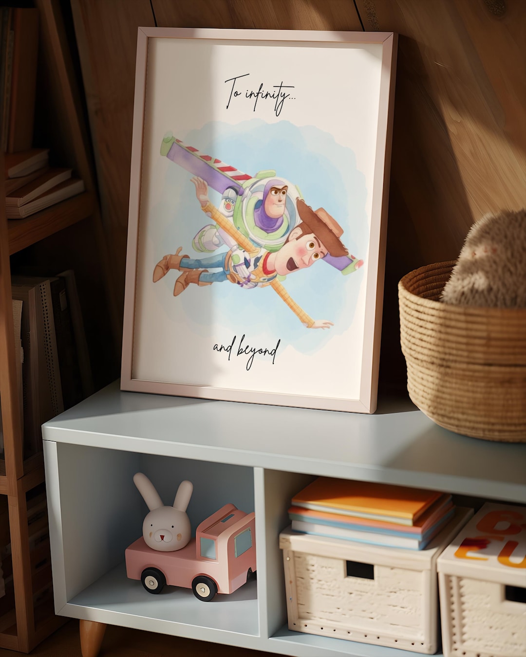 Toy Story Quote Print | to Infinity and Beyond Wall Art | Buzz ...