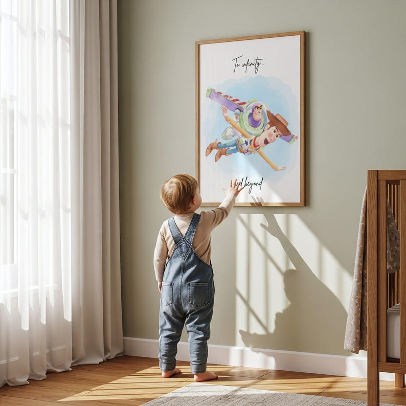 Toy Story Quote Print | to Infinity and Beyond Wall Art | Buzz ...