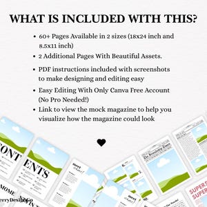 Custom Friendship Magazine | Best Friend Gift | Canva Template | Friend ...