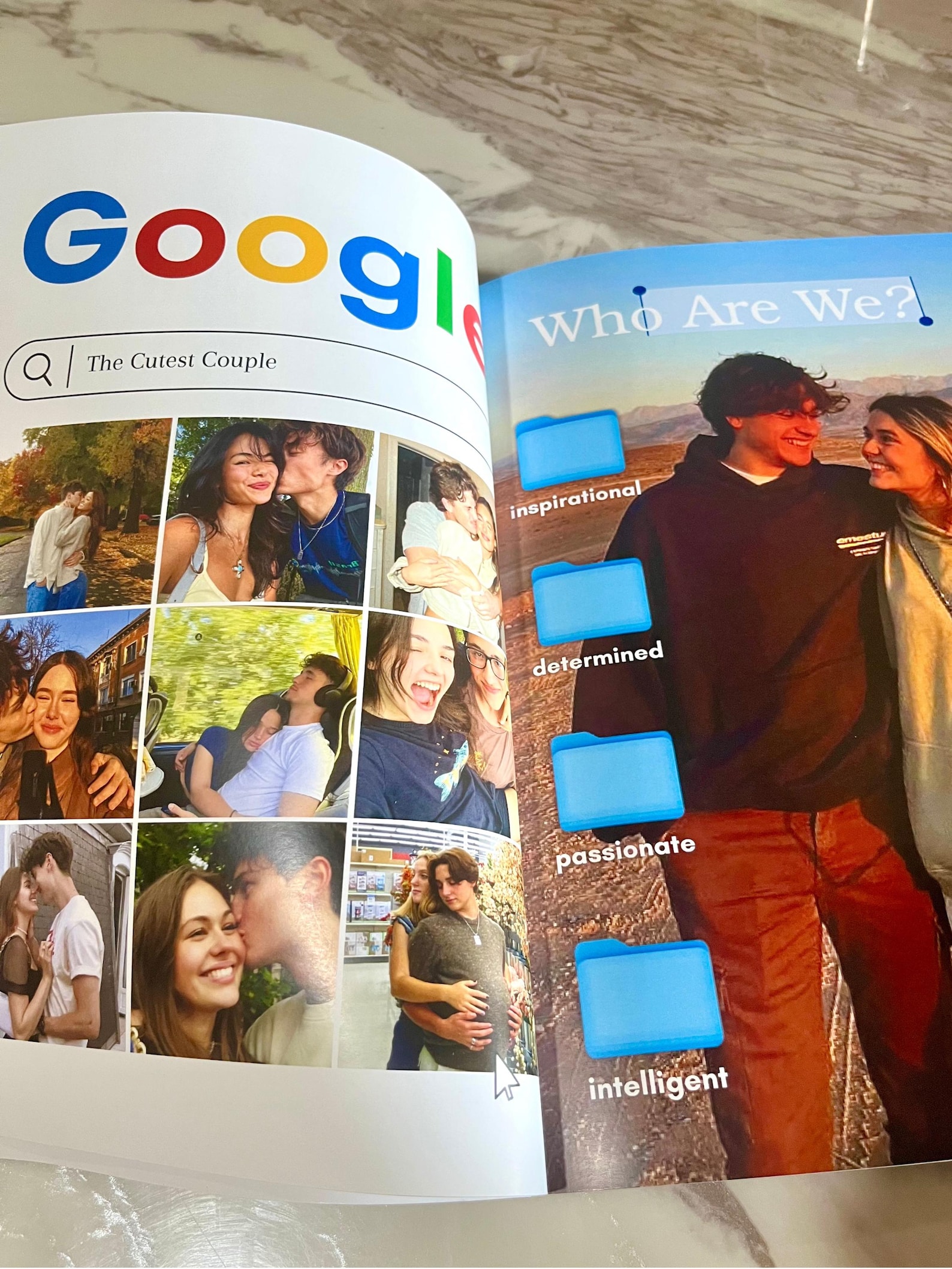 Editable Couples Magazine Canva Template | Custom Gift Boyfriend ...