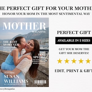 Mother's Day Magazine | Mom Gift | Christmas Gift | Mom Birthday Gift | Birthday Gift for Mom ...