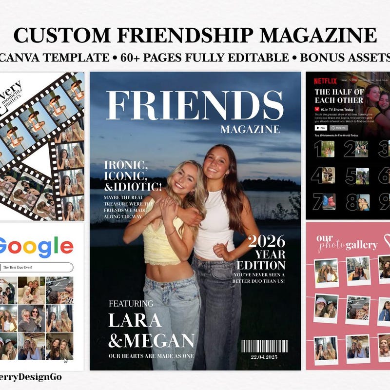 Magazine for Best Friends - Etsy