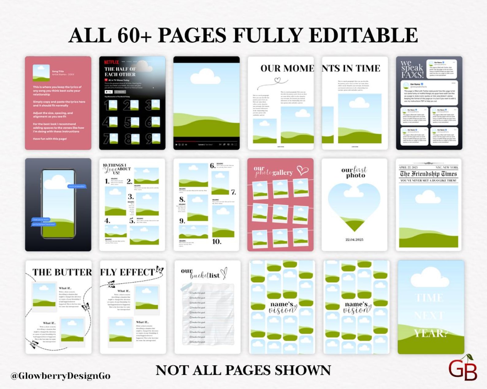 Custom Friendship Magazine | Best Friend Gift | Canva Template | Friend ...