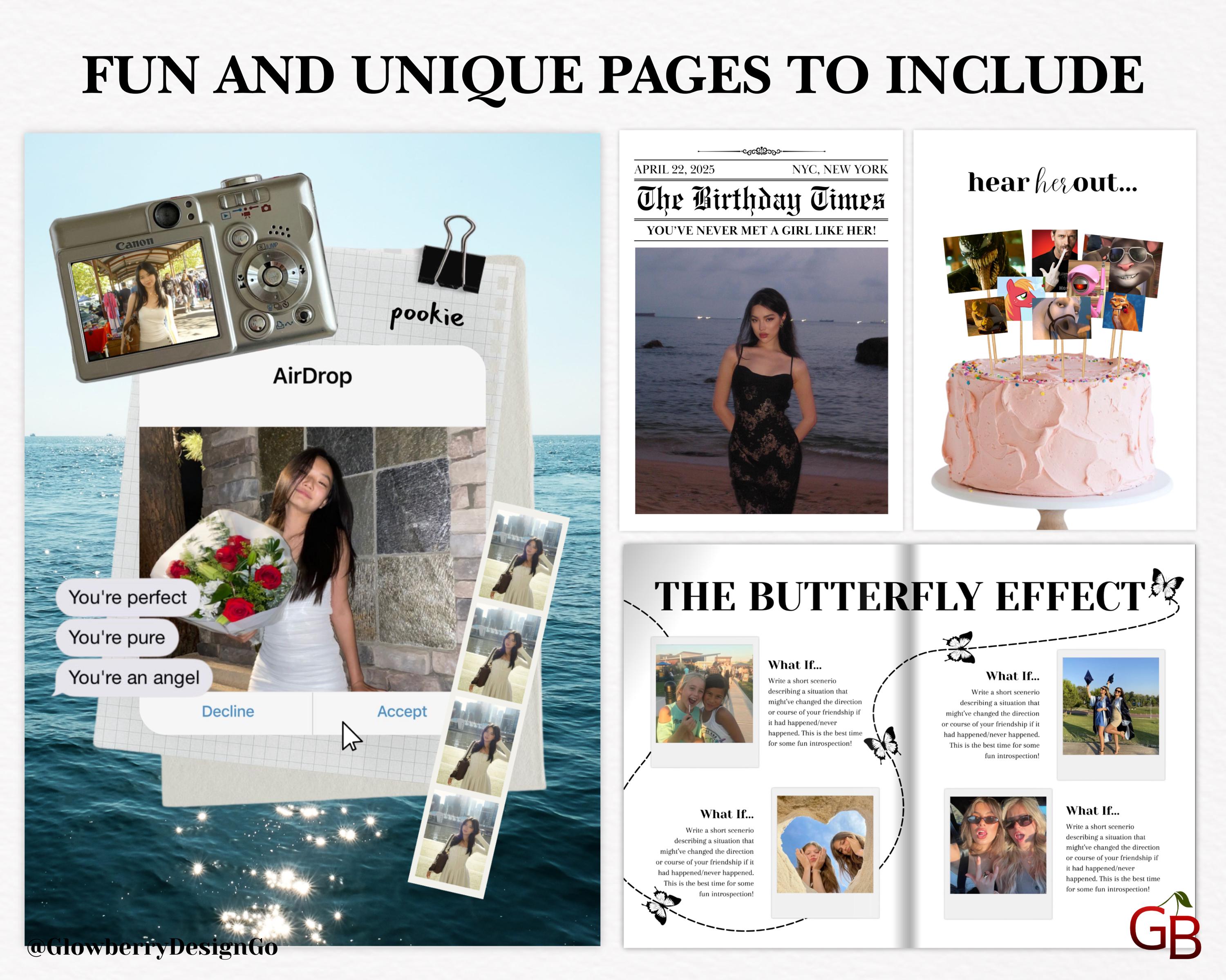 Birthday Magazine | Birthday Gift for Friends | Best Friend Custom ...