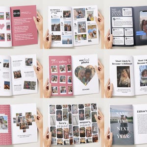 Custom Friendship Magazine | Best Friend Gift | Canva Template | Friend ...