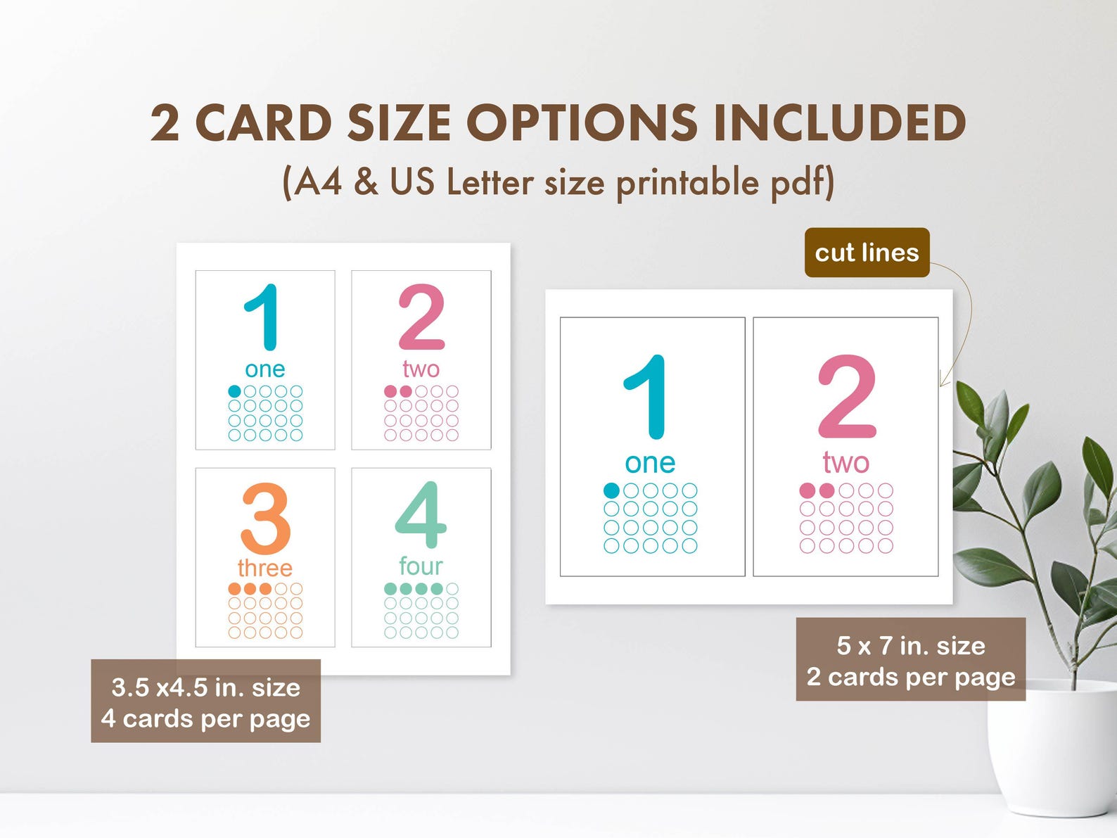 Numbers 1-20 Flash Cards: Preschool Counting, Twenty Frames (digital ...