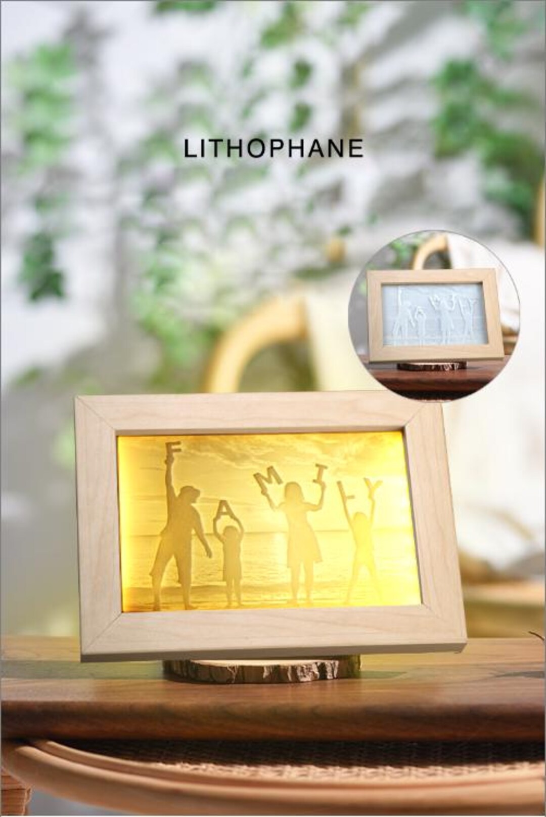 Custom 3D Printed Lithophane – Personalized Photo Lithophanes for Loved ...