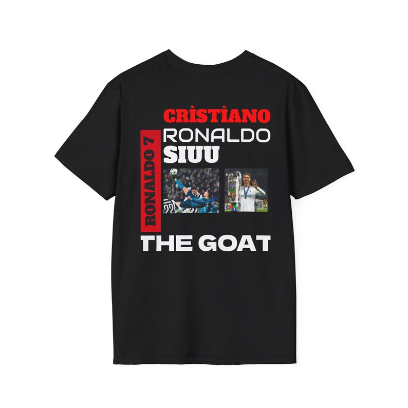 Cristiano Ronaldo T-shirt, Football Fan Tee, Soccer Player Shirt ...