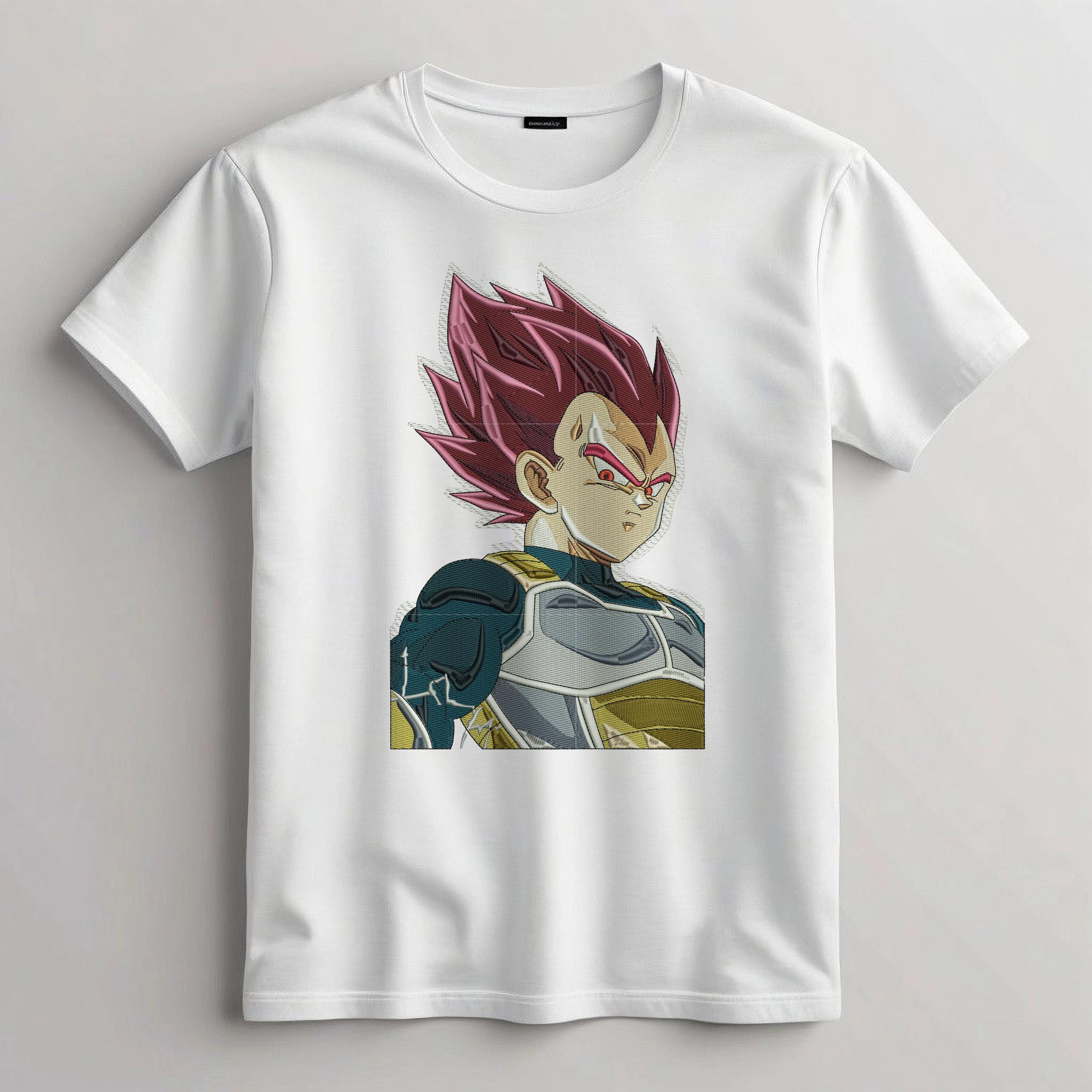 Anime Vegeta Embroidery Design Into (DST, EXP, HUS, Pes, Vp3, Xxx, Pdf ...