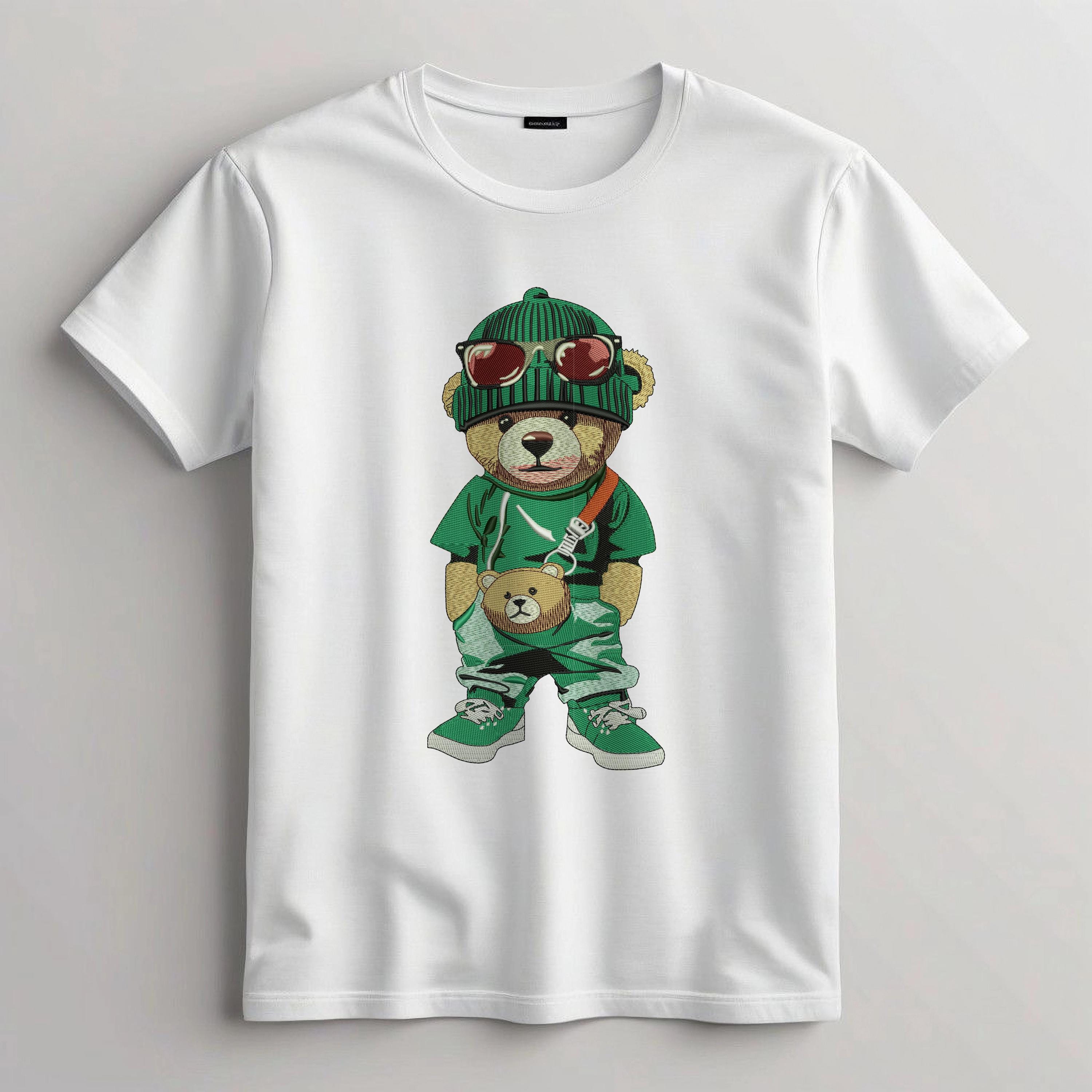 Bear Embroidery Design Into (dst, Exp, Hus, Pes, Vp3, Xxx, Pdf) 4 Sizes ...