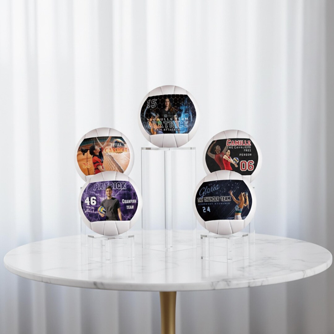 Custom Photo Volleyball – Personalized Gift for Player, Coach or Team ...