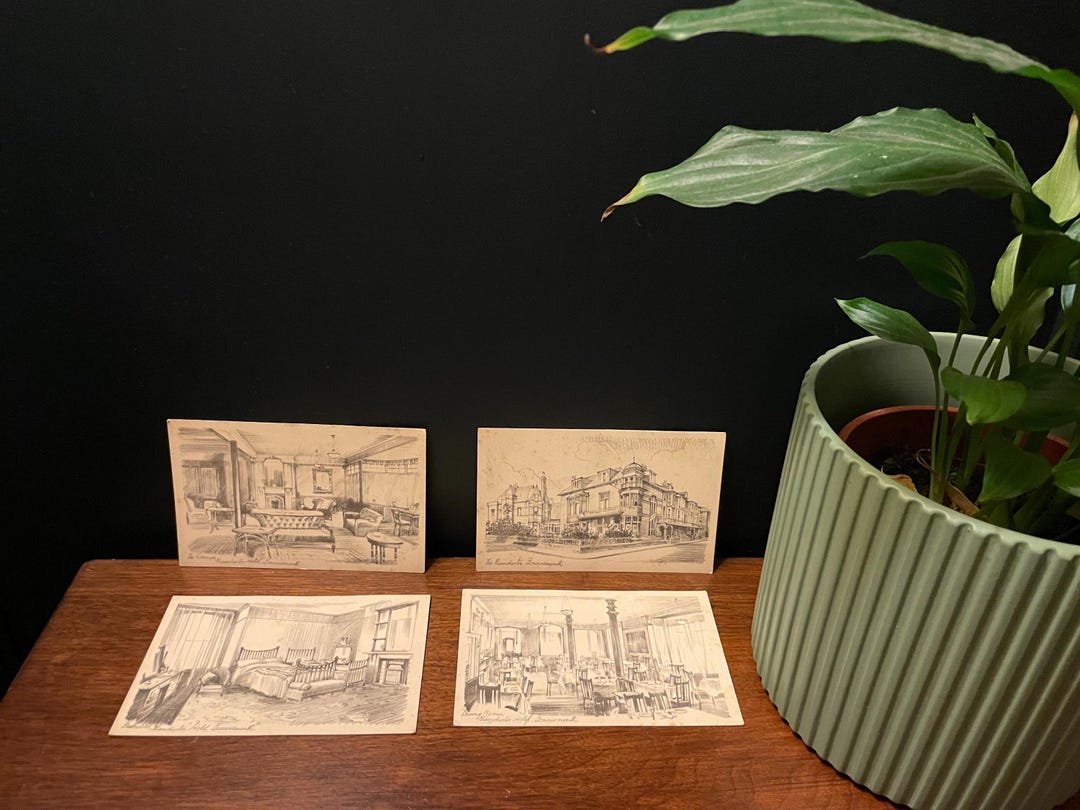 Set of Vintage Postcards of the Manchester Hotel, Bournemouth C1950 - Etsy