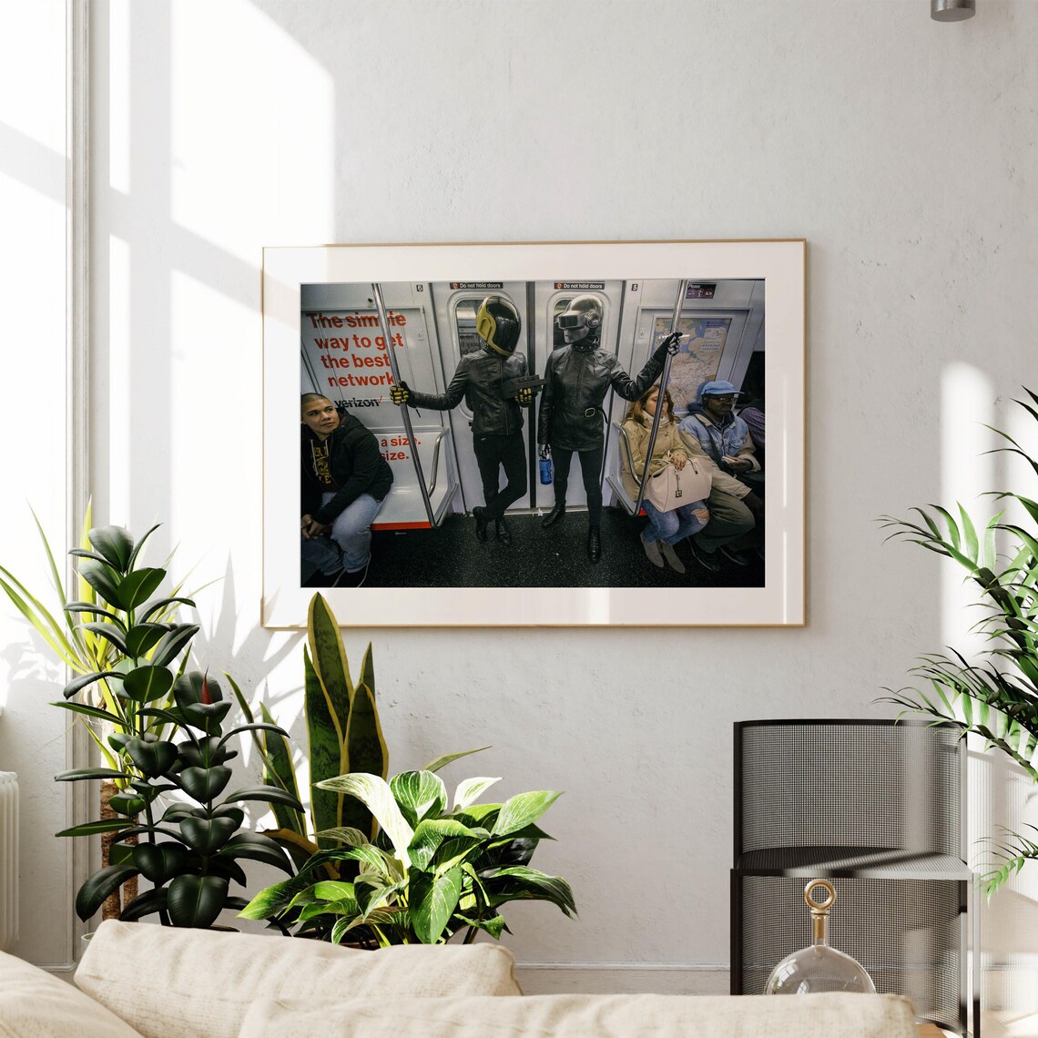 Daft Punk Taking the Subway in Japan, Photography Prints, Music Poster ...