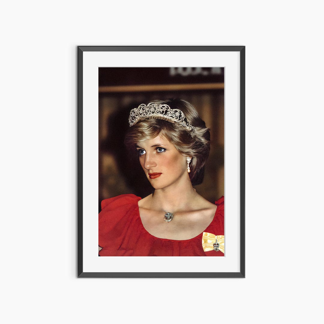 Princess Diana Print, Photography Prints, Lady Diana, Vintage Poster ...