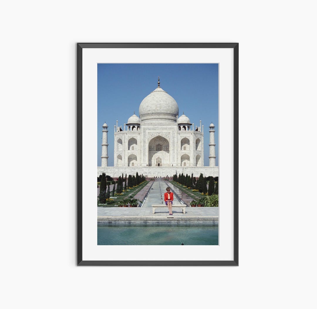 Princess Diana at the Taj Mahal, Photography Prints, British Royal ...