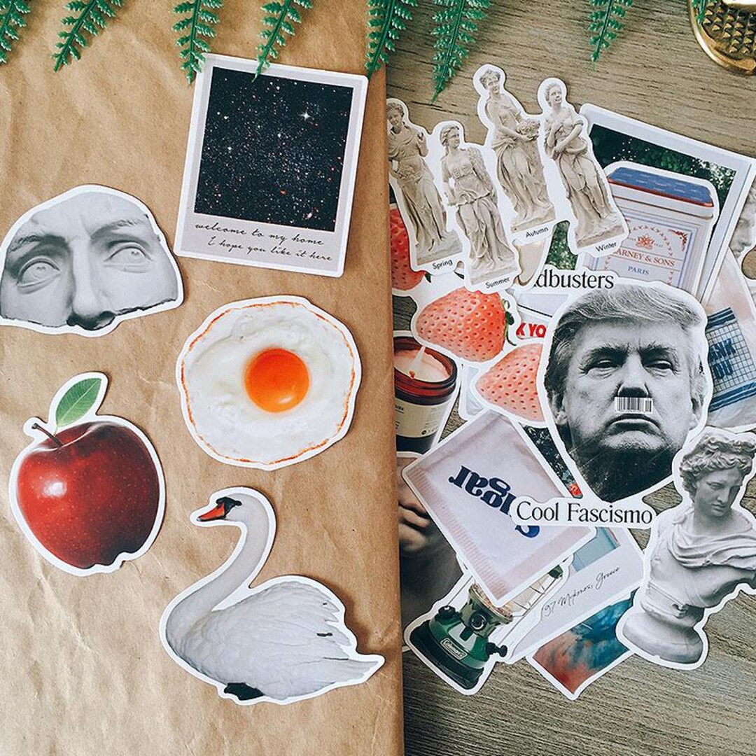 Greek Sculpture Stickers Pack - Statue Head Bust Ephemera Journal ...