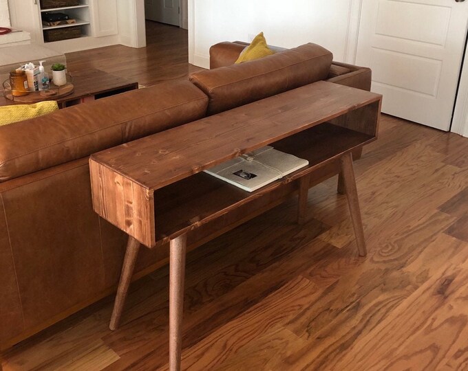 Mid Century Console Table Sofa Entry Table IN STOCK - Etsy