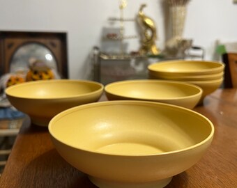 Yellow Cereal Bowls - Etsy