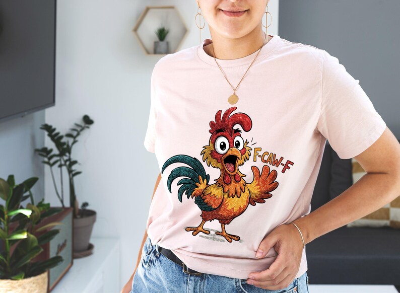 Screaming Rooster Meme PNG SVG | F-caw-f Chicken Humor | Fun Farm ...