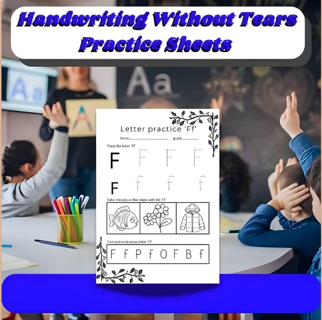 Handwriting Without Tears Practice Sheets, Inspired Sheets PDF | Trace ...