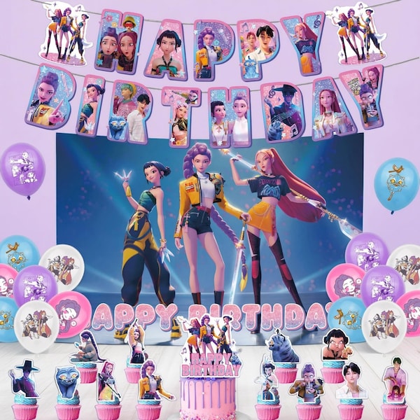 Kpop Demon Hunters Banner - Etsy