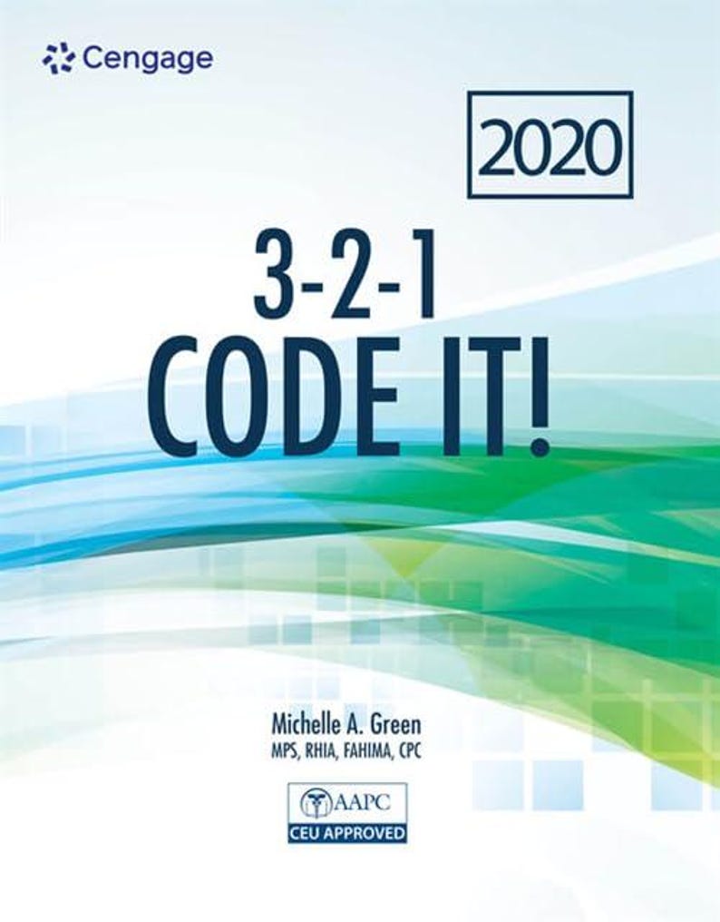3-2-1 Code It! 2020 8th Edition | Medical Coding Textbook by Michelle A ...