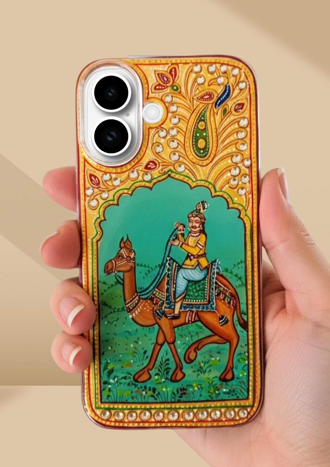 Miniature Art Hand-painted Cover - Traditional Indian Folk Painting ...