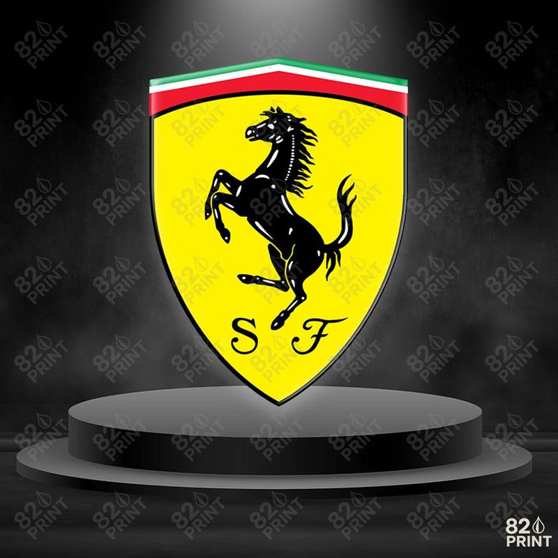 Ferrari Shield Decal - Etsy