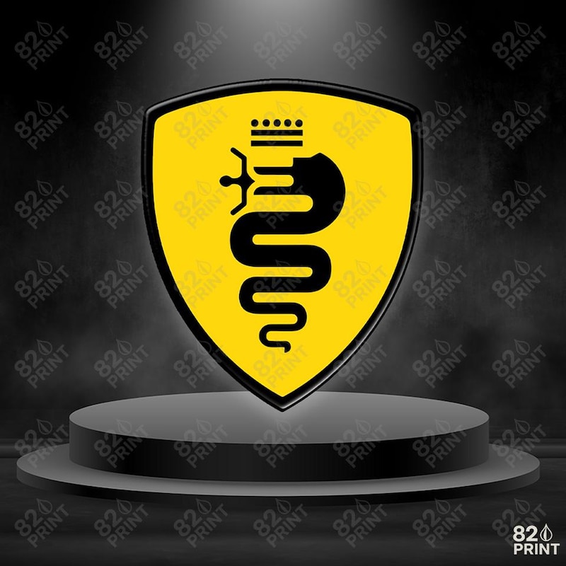Alfa Romeo Badge Decal - Etsy