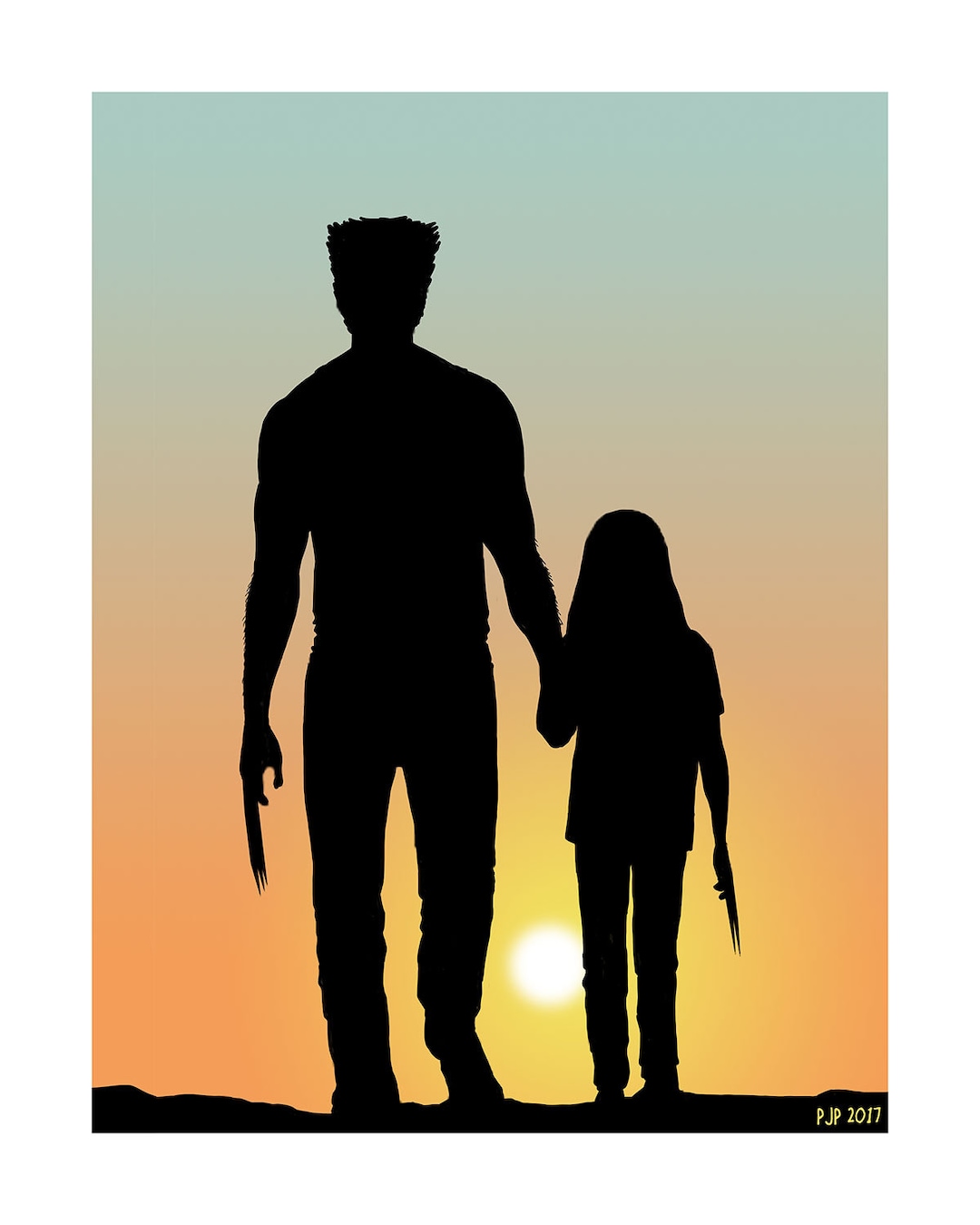 Logan + Laura Art Print - Etsy