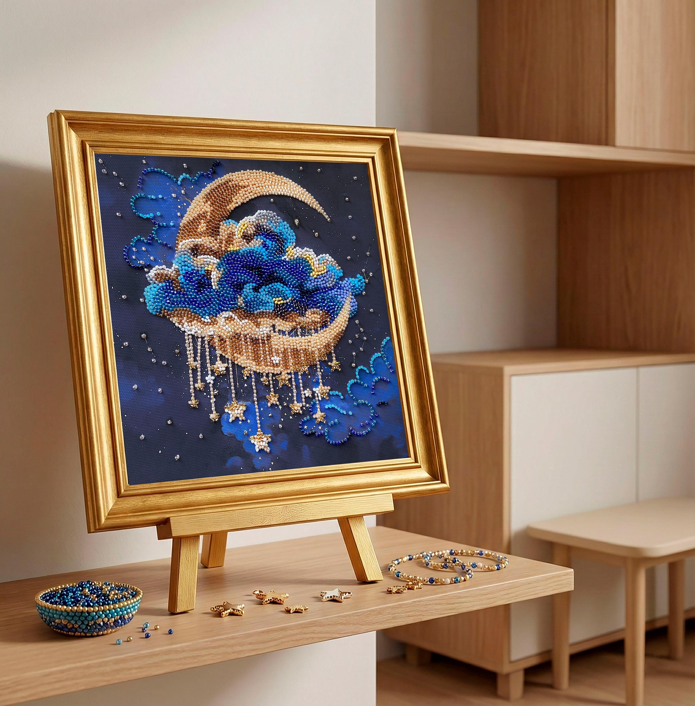 Stellar Dreams Bead Embroidery Kit – DIY Beading Kit Beginner | Bead ...