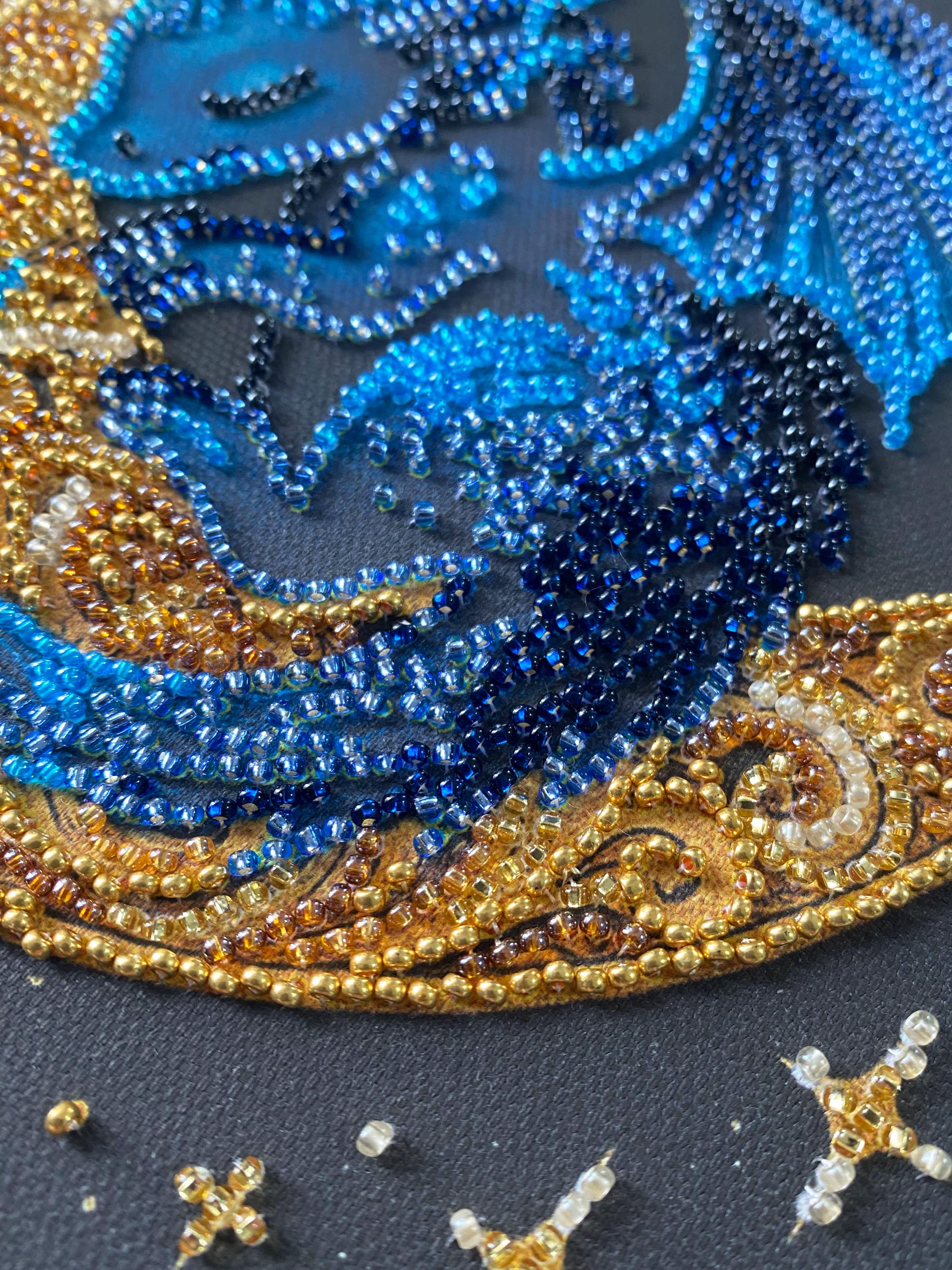 Little Dragon Bead Embroidery Kit – DIY Beading Kit Beginner | Bead Art ...