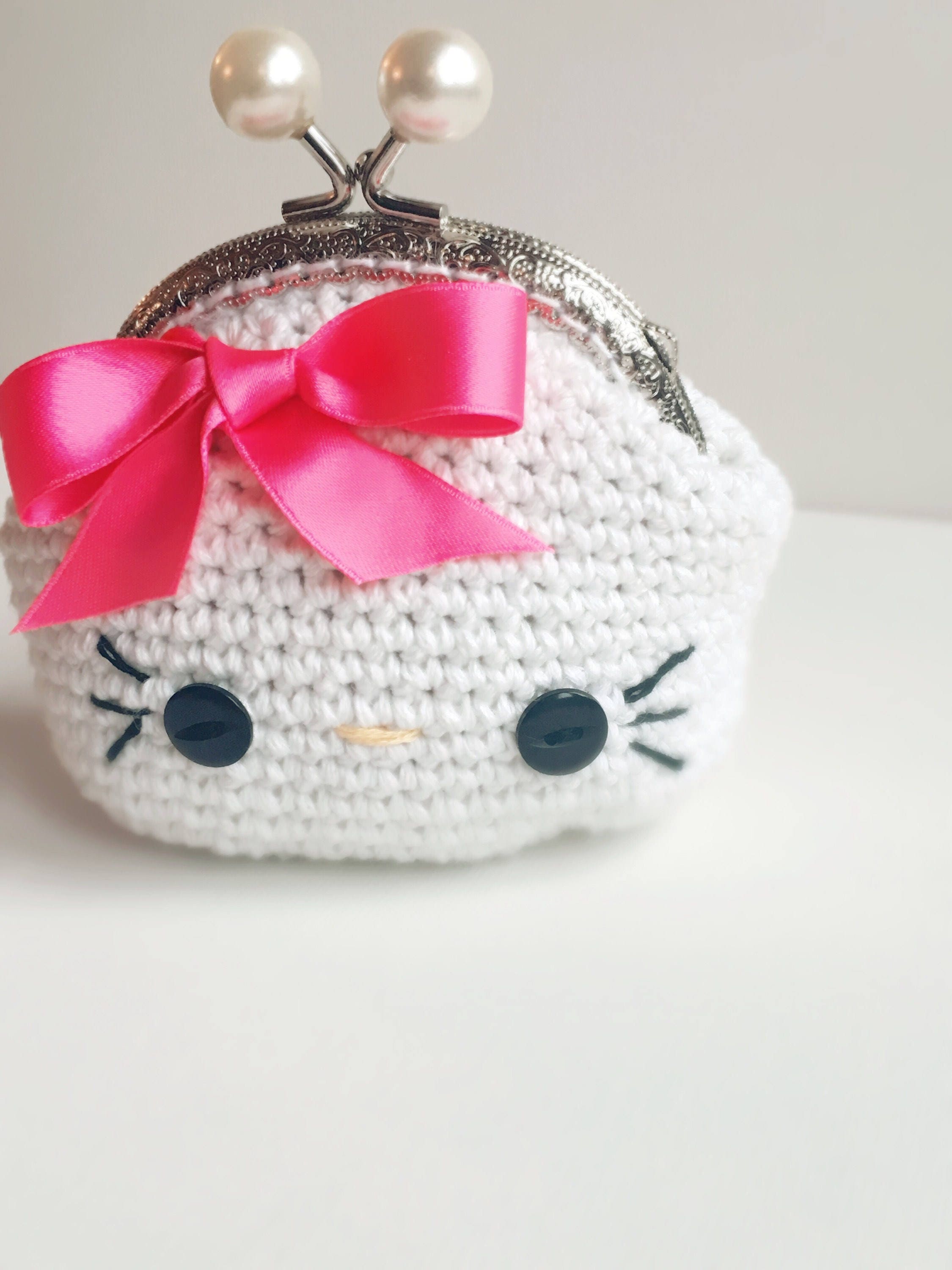 Monedero de monedas Hallo Kitty Monederos de moneda de - Etsy España