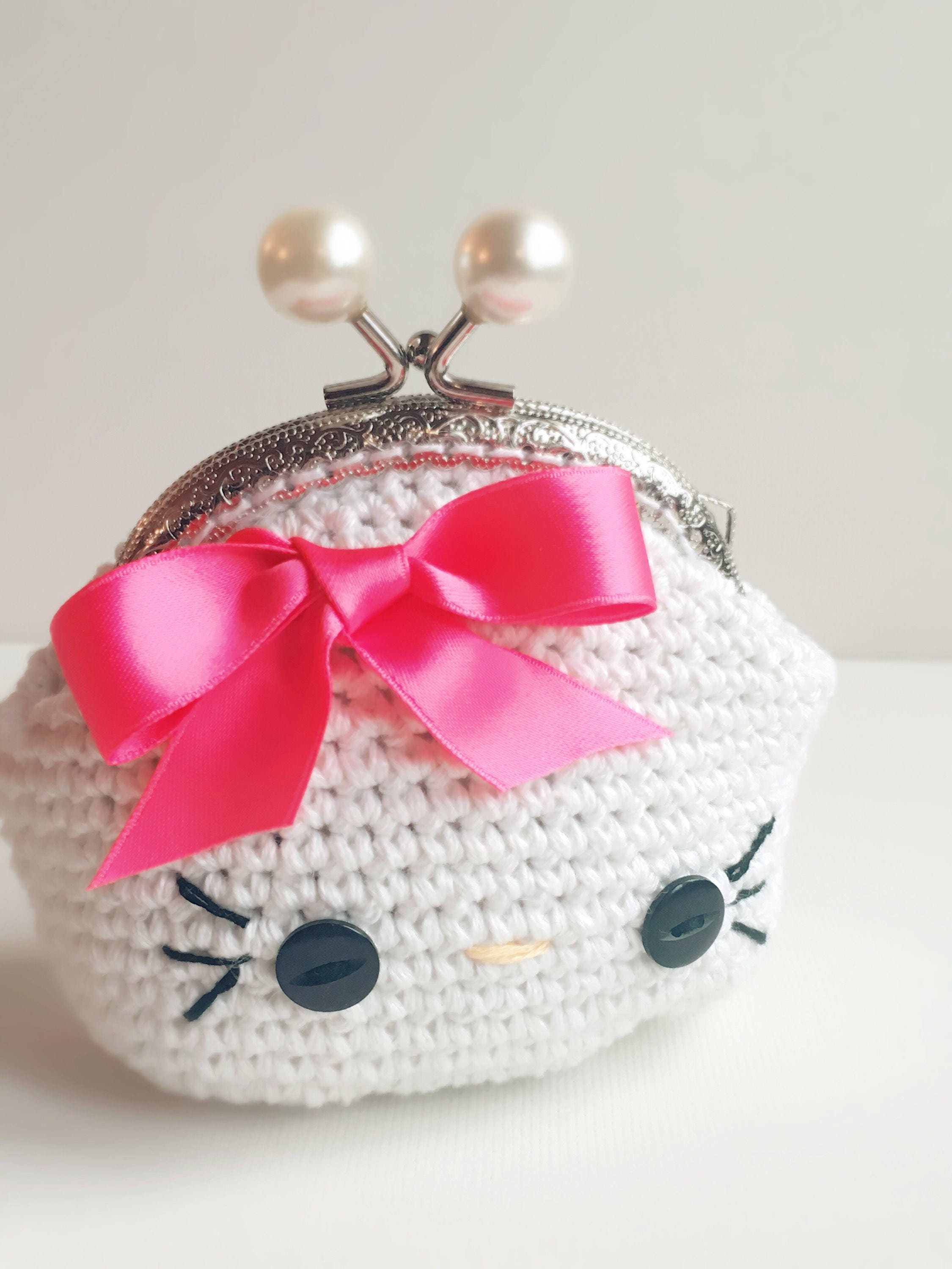 Monedero de monedas Hallo Kitty Monederos de moneda de - Etsy España