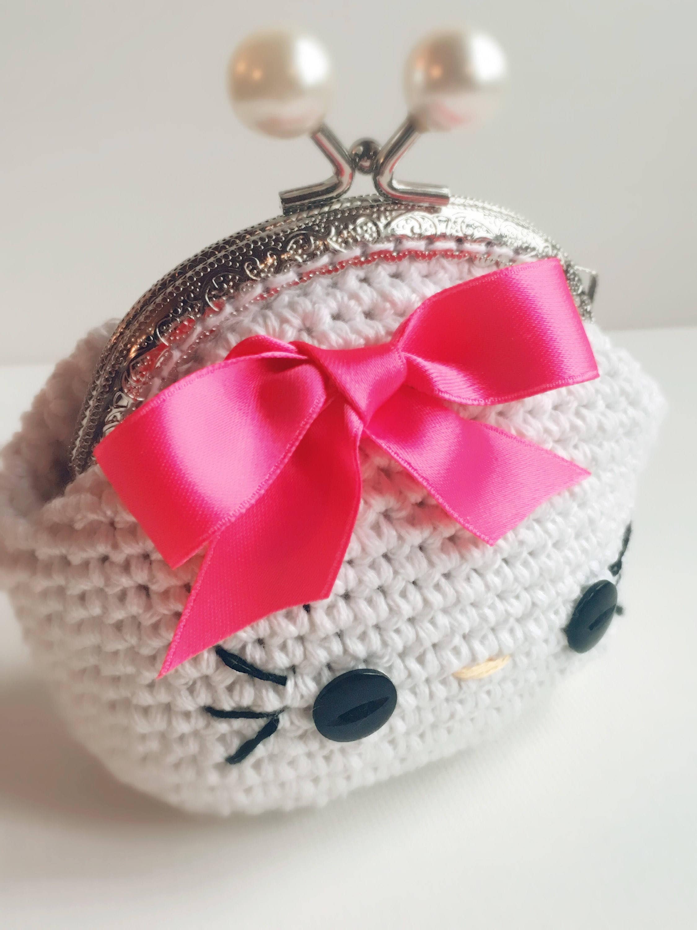 Monedero de monedas Hallo Kitty Monederos de moneda de - Etsy España