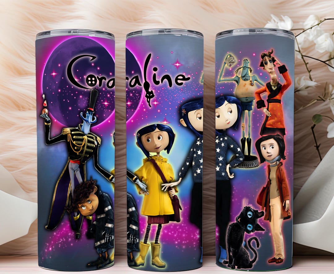 Spooky Girl Tumbler Wrap Bundle, Other World (20oz Skinny Tumbler PNG ...