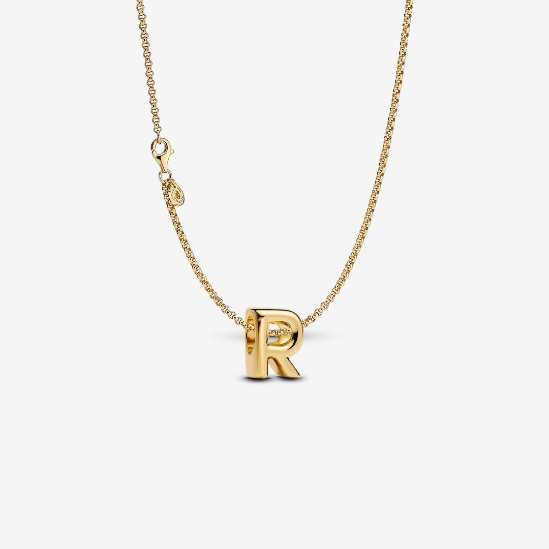 Pandora Letter R Charm Necklace - Etsy
