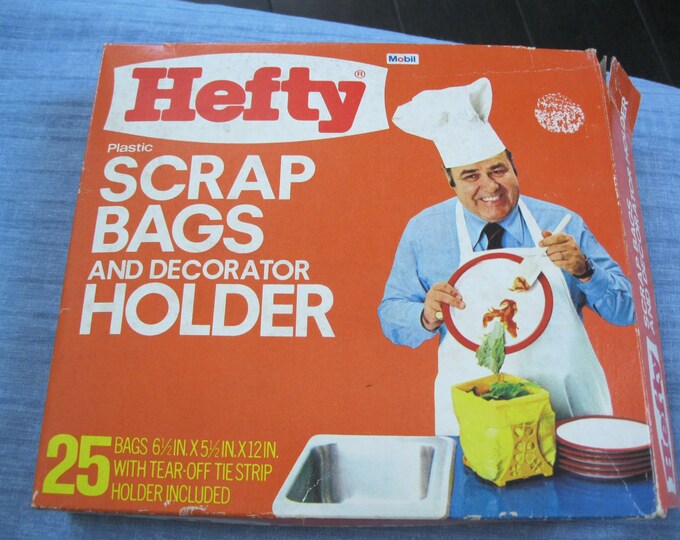 Hefty Plastic Scrap Bags and Holder - Etsy