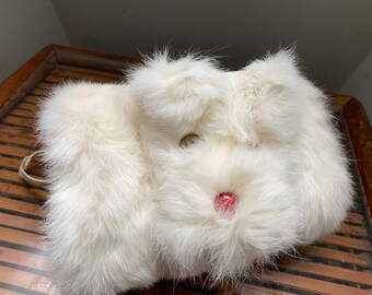 Rabbit Fur Hand Muff - Etsy