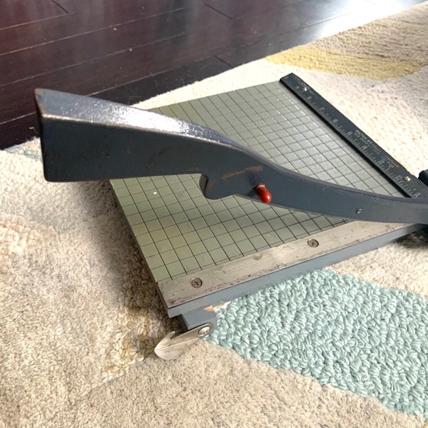 Vintage Paper Cutter - Etsy