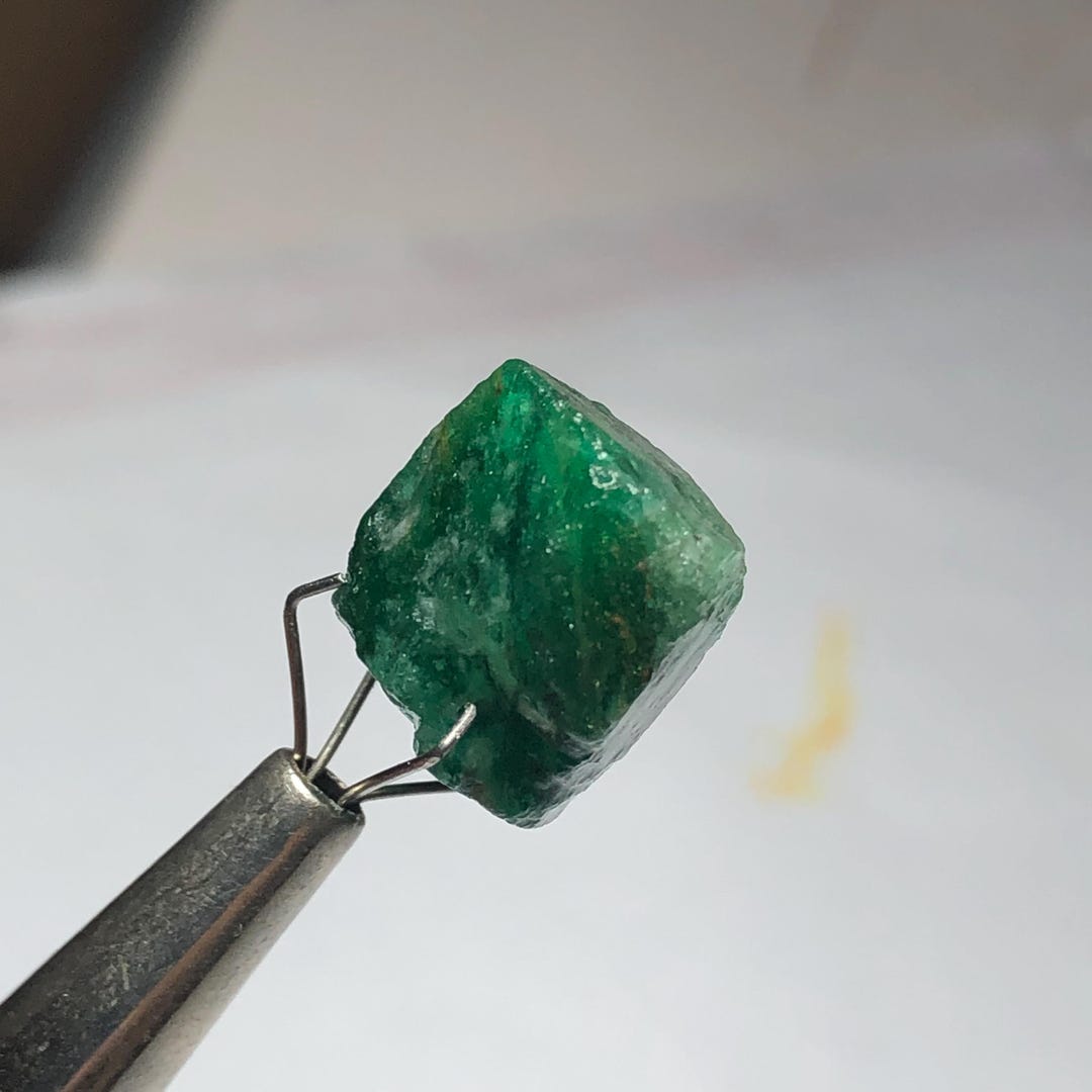13.95 Carat Natural Emerald Crystal Facet Grade Terminated Crystal From ...
