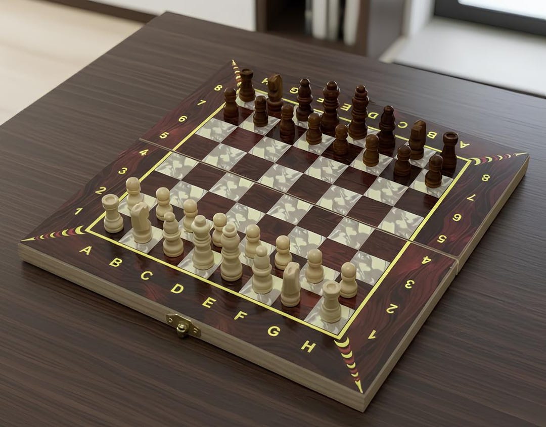 3-in-1 Chess Set 11 × 11 - Etsy