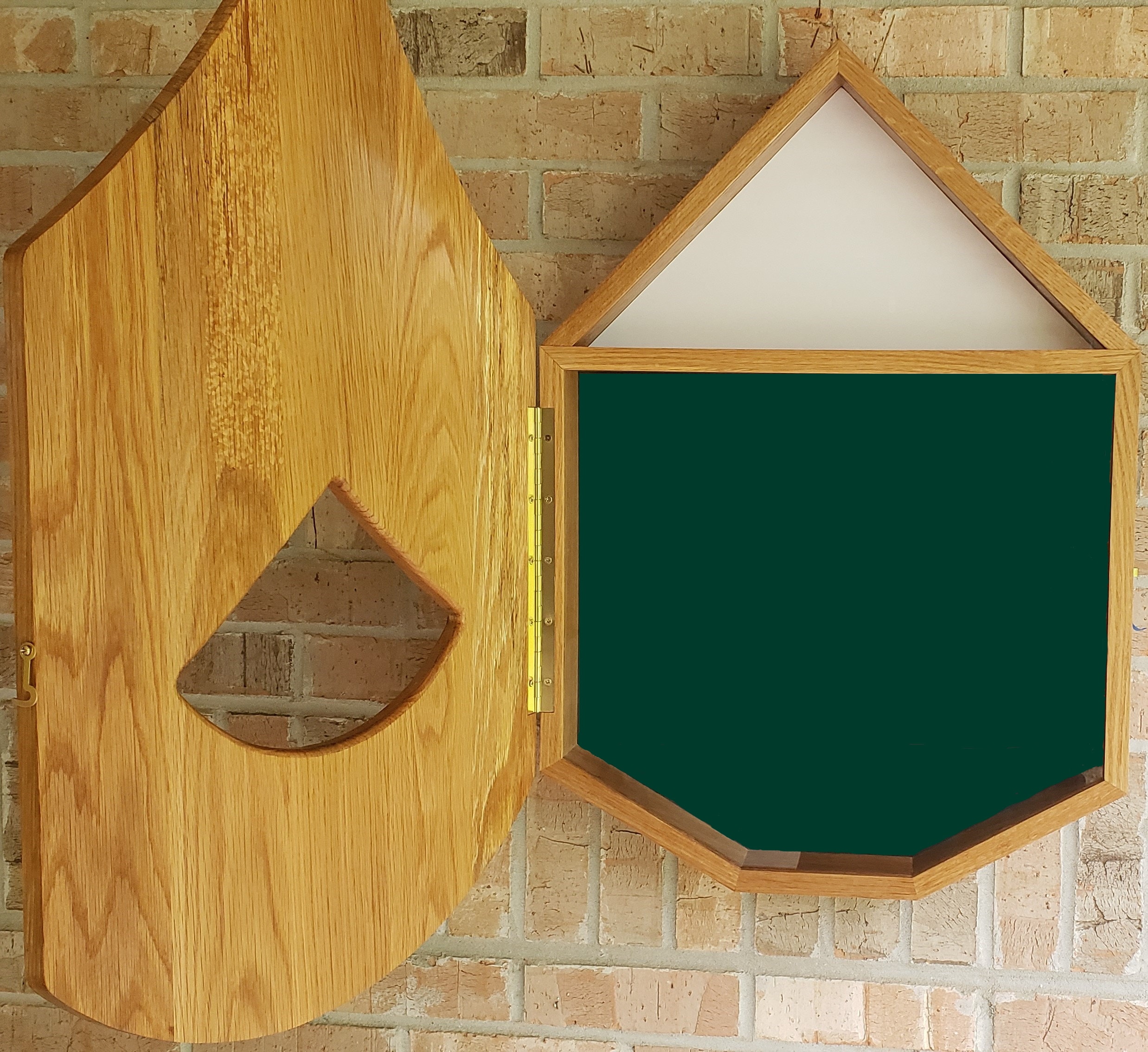SFC Chevron Shadow Box W/midnight Green Epoxy Chevrons - Ready to Ship ...