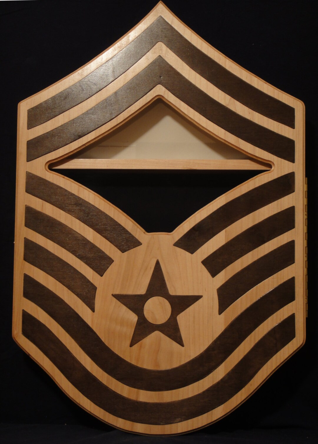 Smsgt Chevron Shadow Box - Etsy