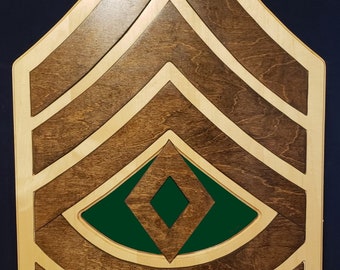 Tsgt Chevron Shadow Box Made to Order - Etsy