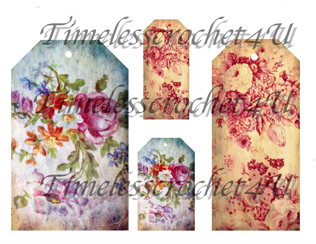All Tags Kit, 2 Sizes-5 Sheets-digital Printable Downloads for Paper ...