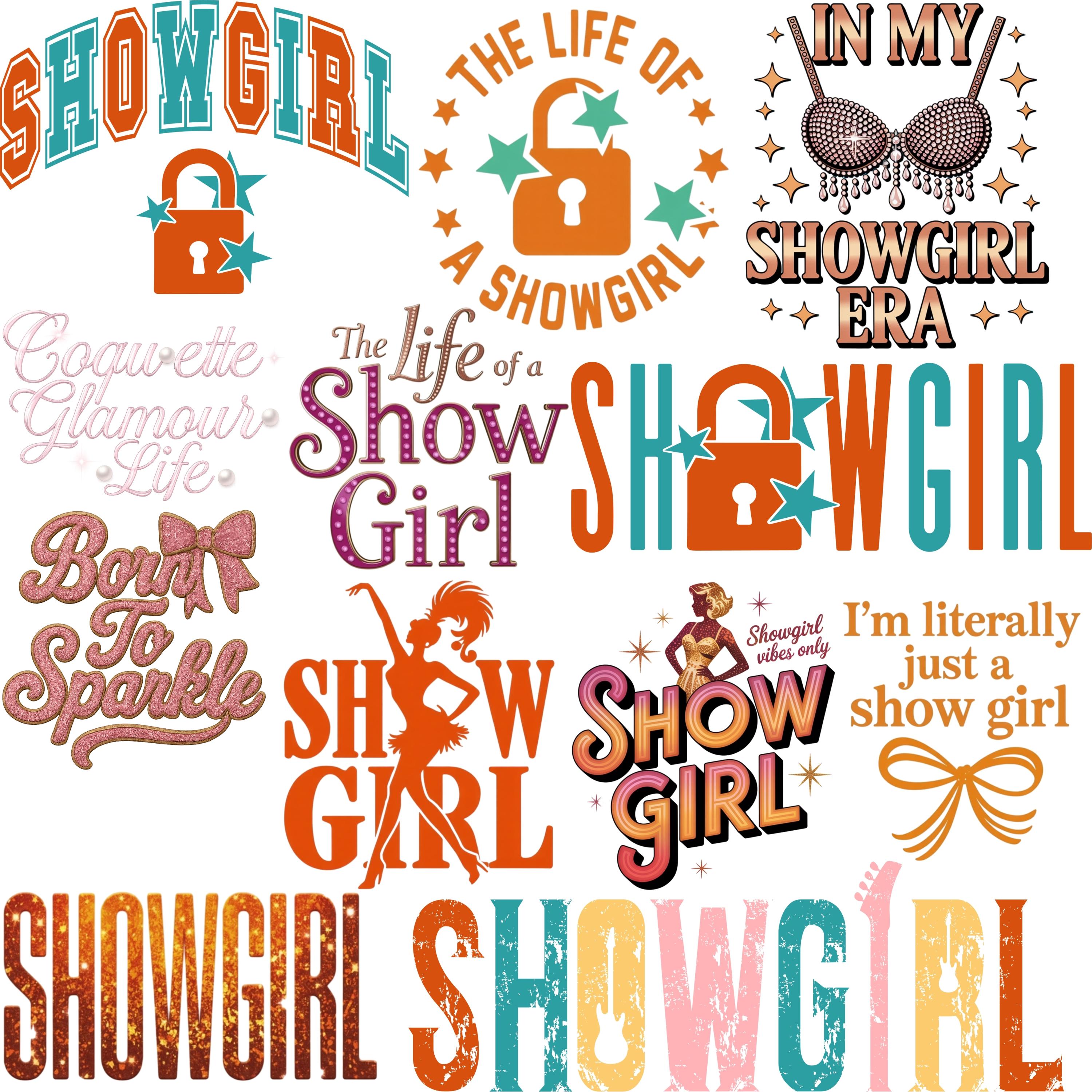 Showgirl Era PNG Bundle, Retro Graphics (digital Download) - Etsy